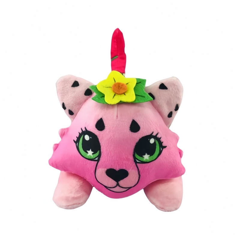New Flower Leopard Plush Toy